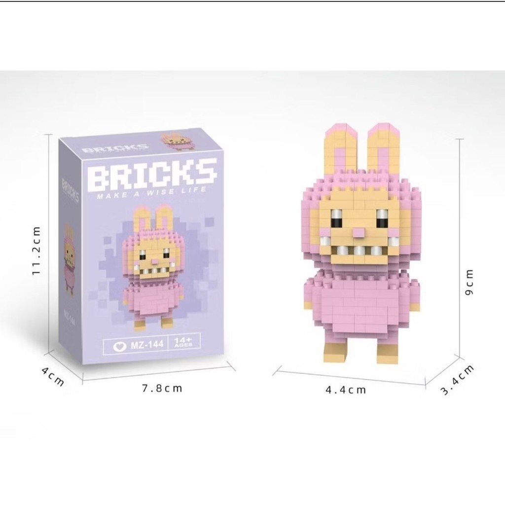 Jual HFM - Nano micro building labubu Blok bricks susun | Shopee Indonesia