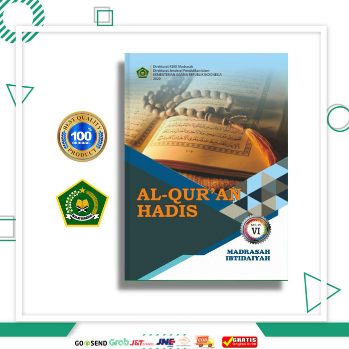 Jual Buku Siswa Al Quran Hadis Kelas 6 MI KEMENAG | Shopee Indonesia