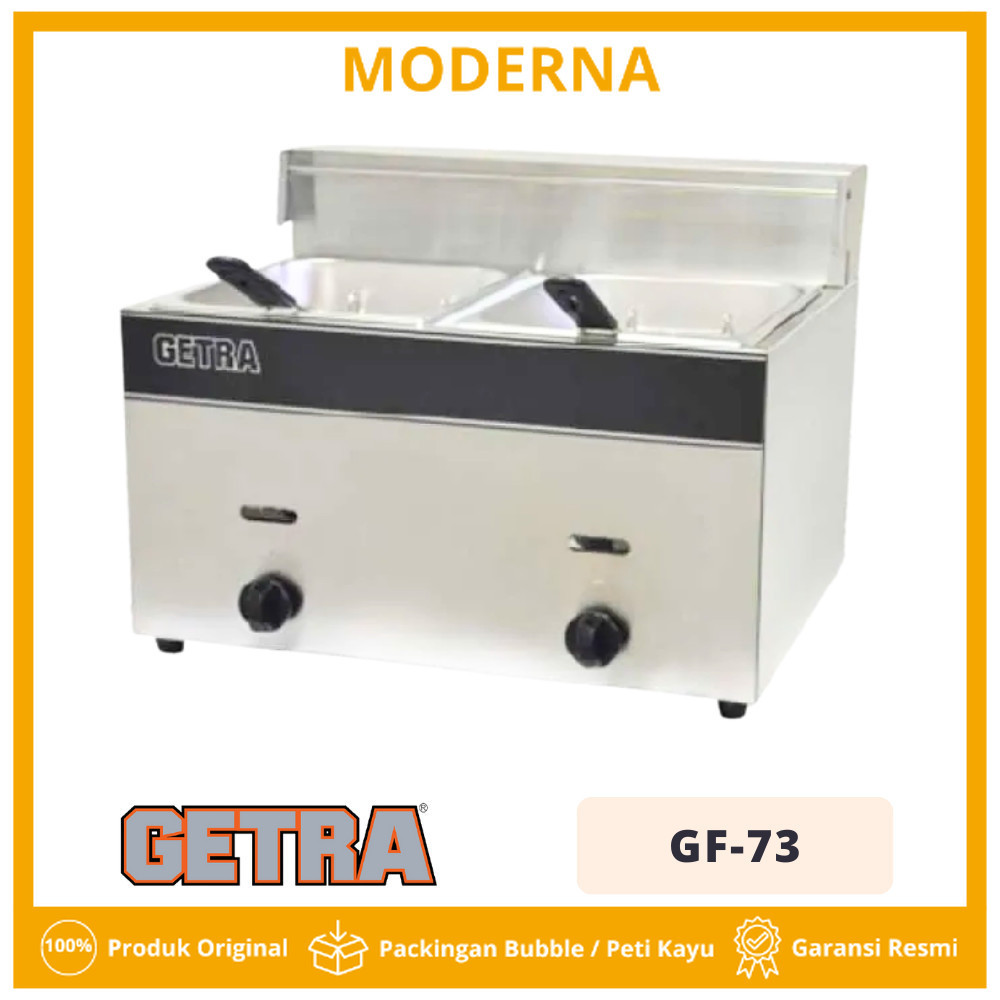 Jual Deep Fryer Gas Getra Gf-73 2 Tank Penggorengan Ayam Kentang ...