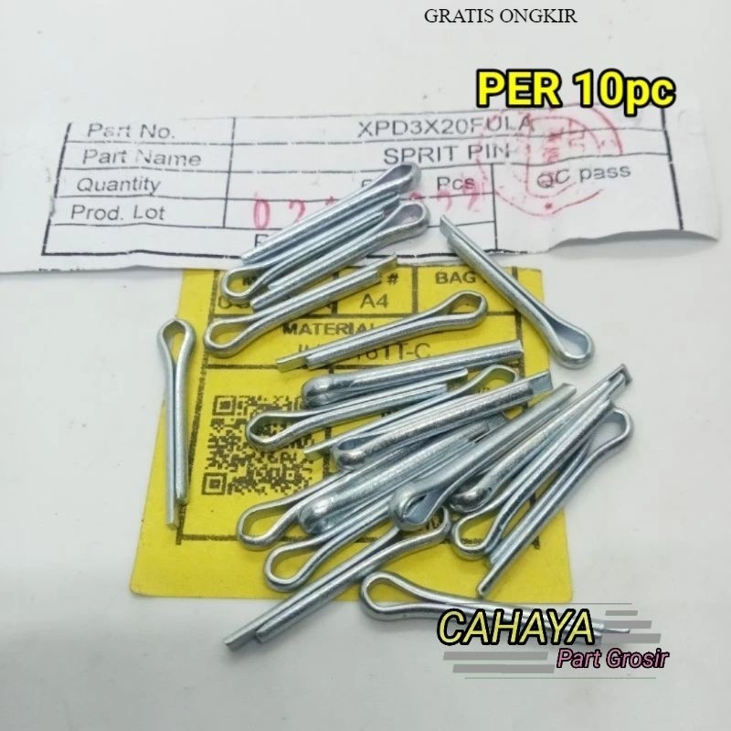Jual 10pc CLIP KLIP PENAHAN MUR PANJANG 3CM 100% new | Shopee Indonesia