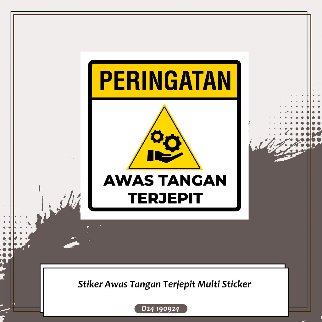 Jual Stiker Awas Tangan Terjepit Multi Sticker | Shopee Indonesia