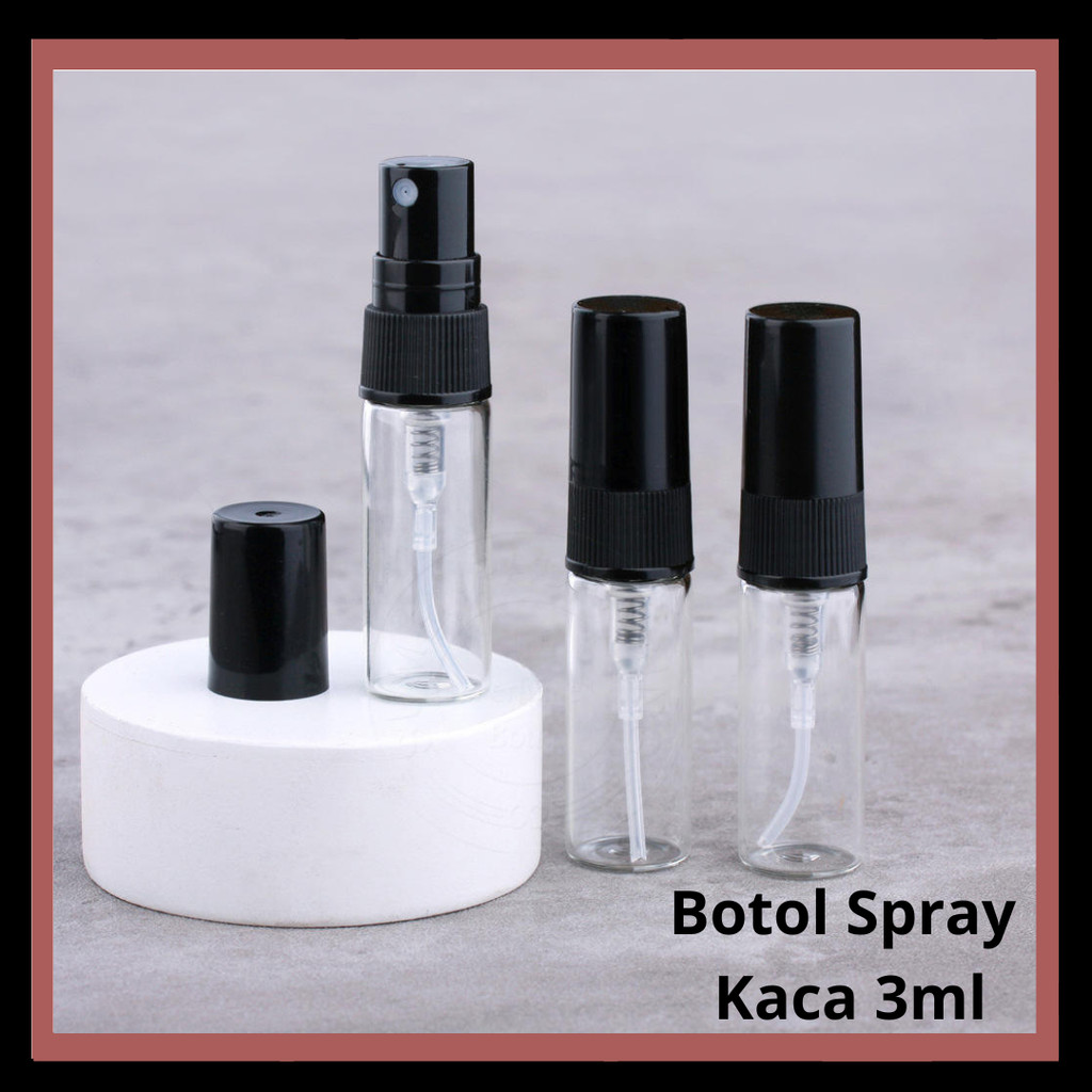 Jual Botol Spray Kaca 3ml Refileable Parfume Travel Size Refil Isi ...