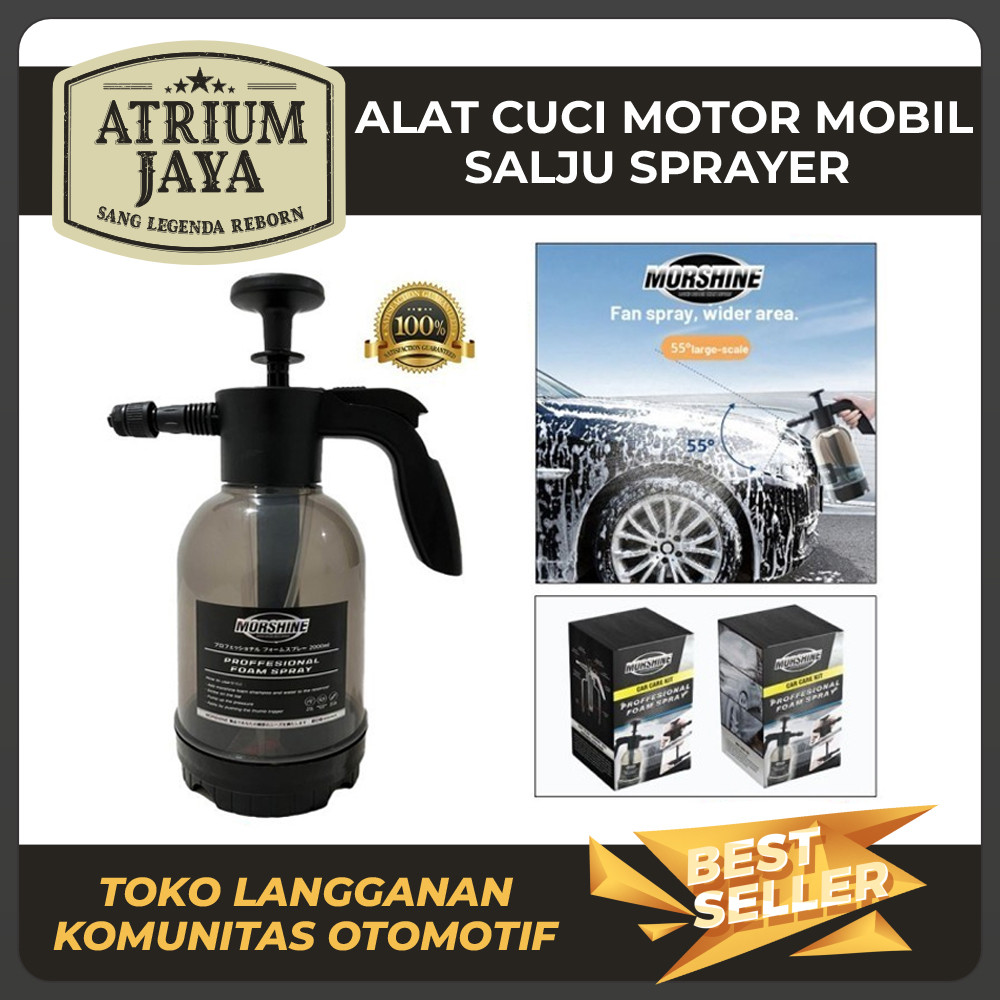 Jual MORSHINE Alat Semprot Cuci Motor Mobil Salju Semprotan Busa Snow ...