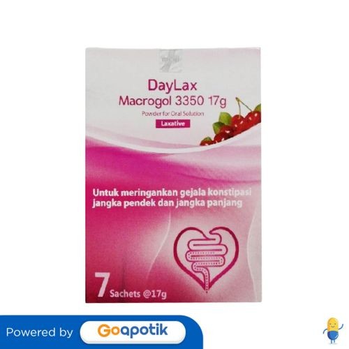 Jual Daylax Macrogol 3350 17 Gram Box 7 Sachet | Shopee Indonesia