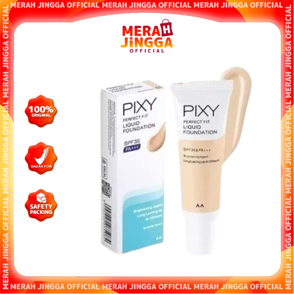 Jual PIXY Perfect Fit Liquid Foundation SPF 35 PA+++ 20ml |Long Lasting ...