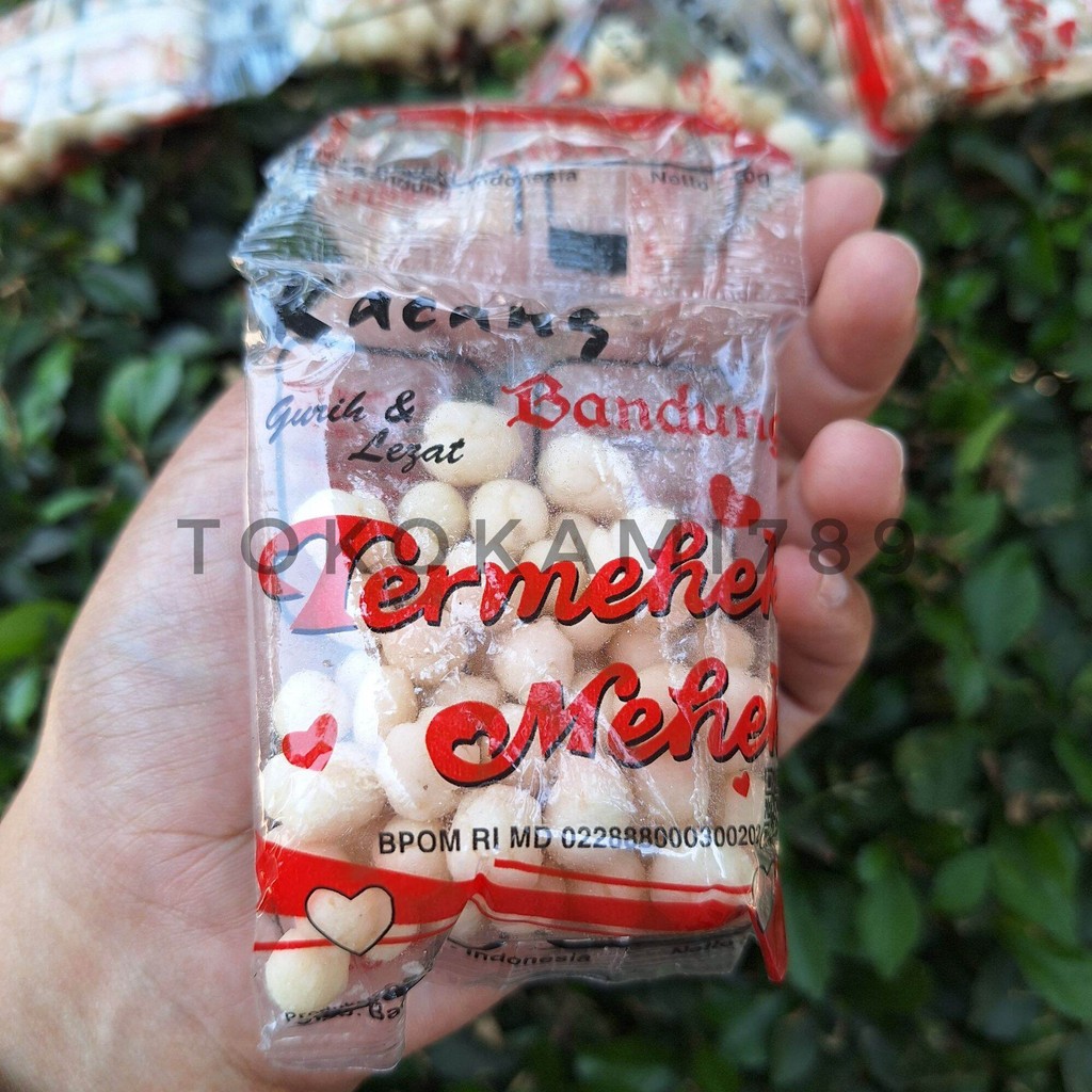 Jual Termehek Mehek Kacang Bandung Pilus Rasa Kencur 1 Renteng Isi 10 ...