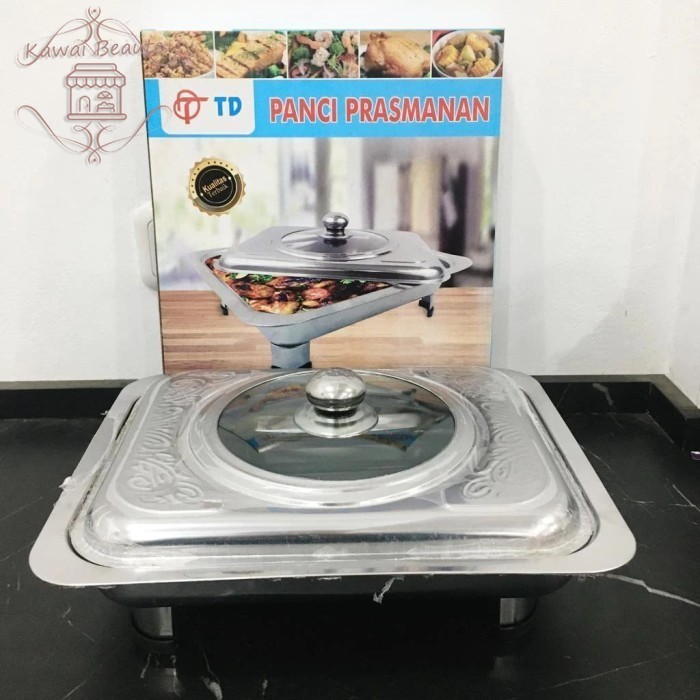 Jual TD Panci Prasmanan Kotak / Bulat Baja Anti-Karat Cepat Panas ...