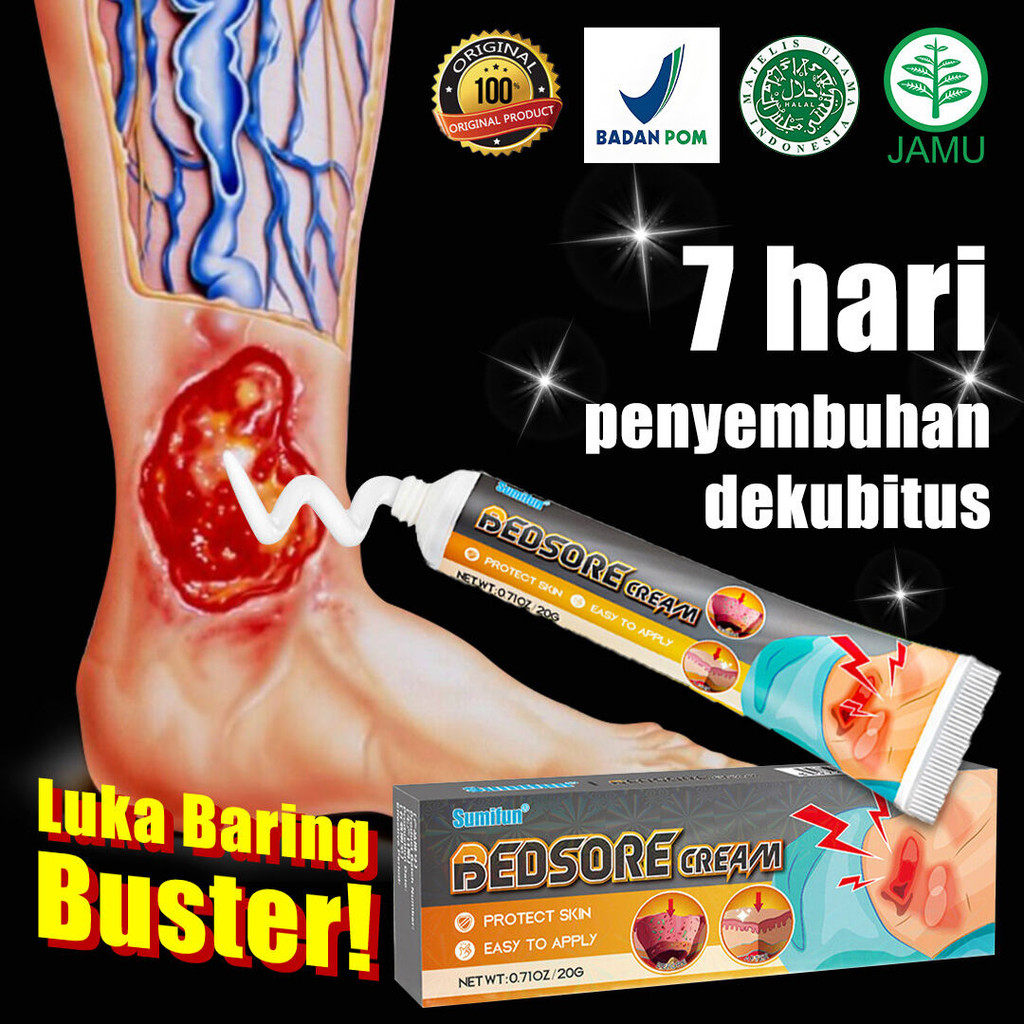 Jual Sumifun Obat Salep Luka Decubitus Cream Luka Operasi Luka Baring ...