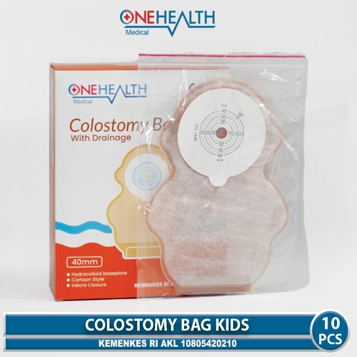 Jual Onehealth Colostomy Bag Kids With Drainage Reuse / Kantong ...