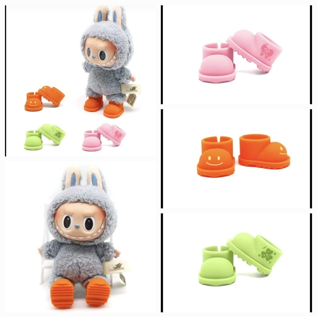 Jual READY Sepatu karet for labubu /Outfit sepatu/aksesories sepatu ...