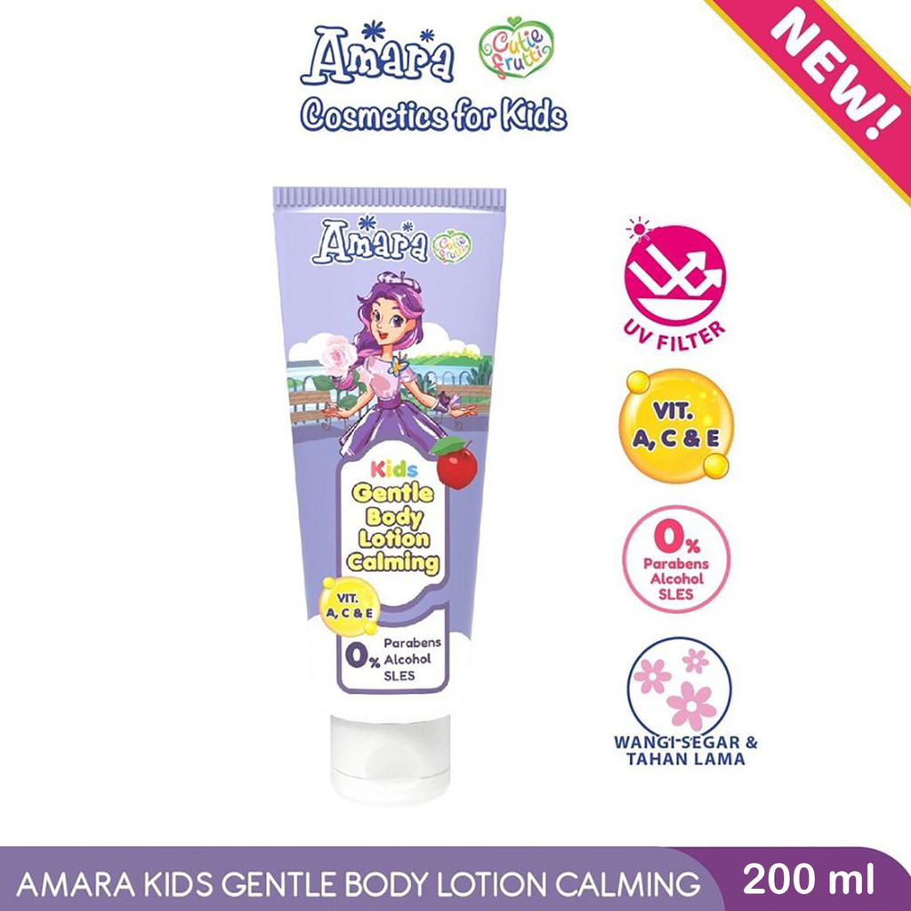 Jual Amara Kids Gentle Body Lotion Calming 200ml Losion Melembutkan ...