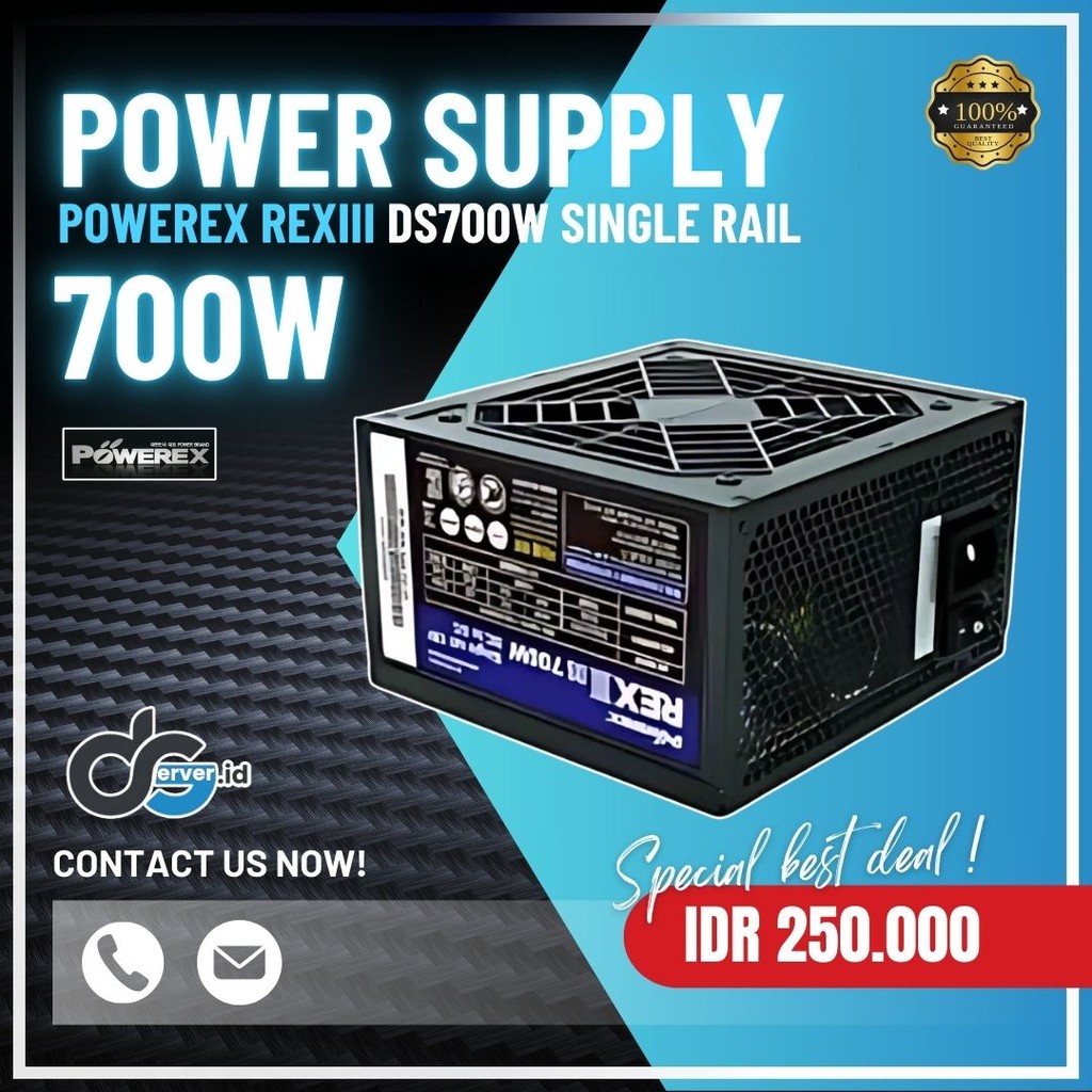 Jual PSU Powerex REX III DS700W Single Rail 12V DC to DC | Shopee Indonesia