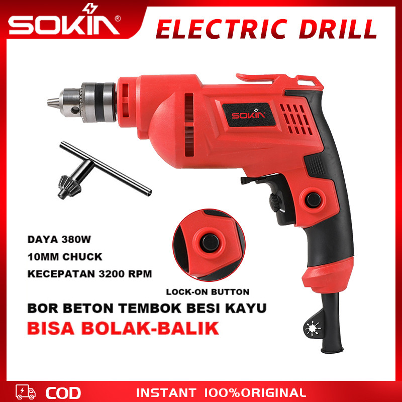 Jual SOKIN Mesin bor listrik10-3 bor listrik Murah alat bor listrik ...