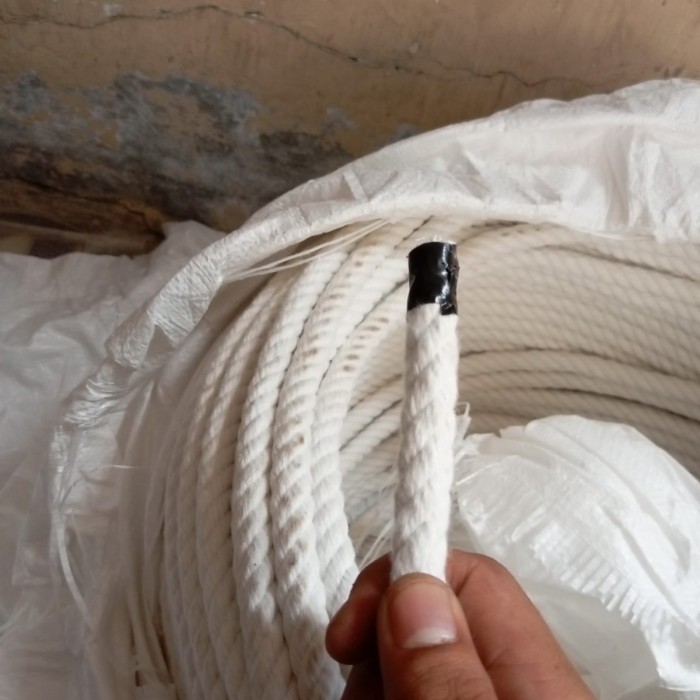 Jual 1 Roll Tali Tambang 12mm -+220m Kuralon Tali Tambang Kain Katun ...