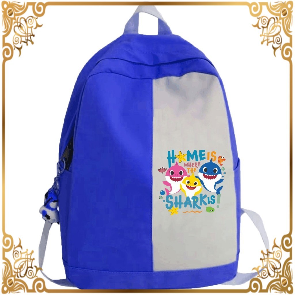 Jual TD Tas Backpack Anak Animasi Home Shark Anak Sekolah Gen Z And Gen ...