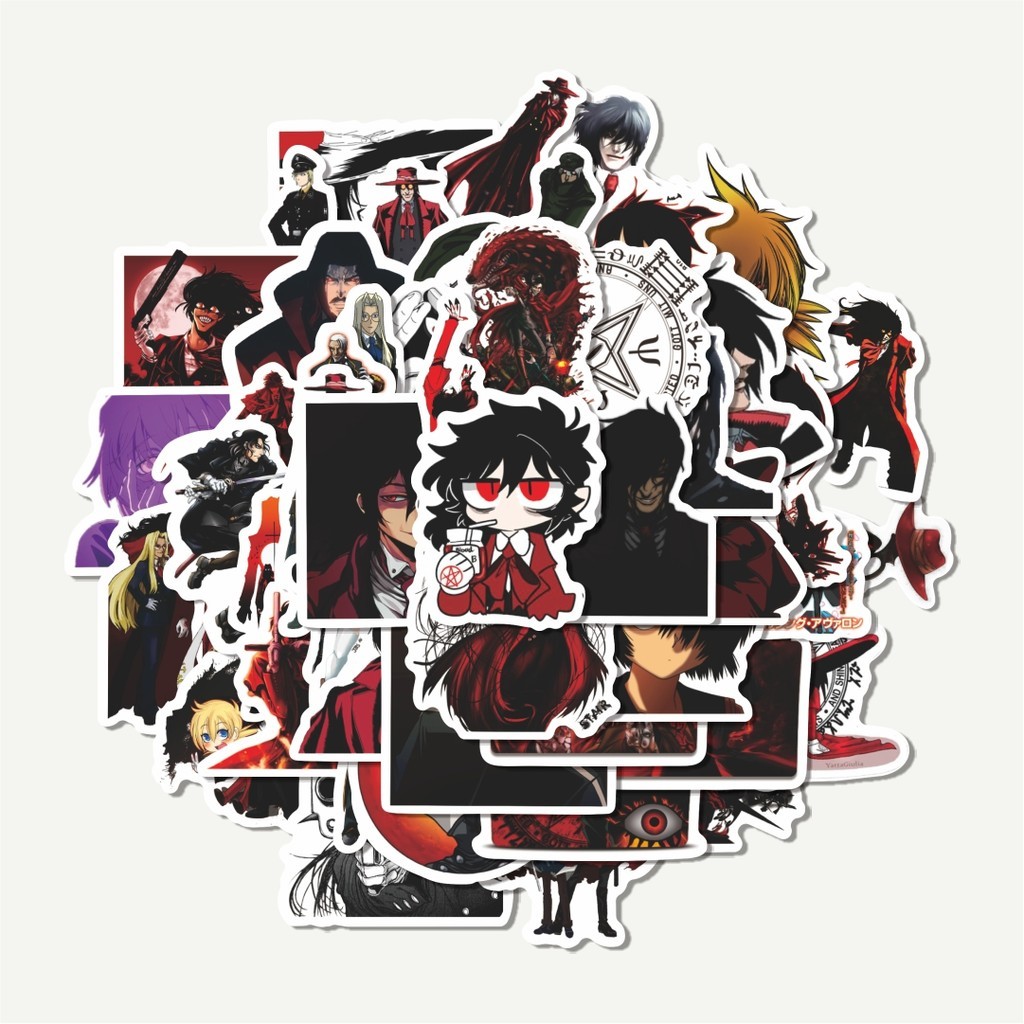 Jual Sticker Pack Sticker Anime Hellsing (Herushingu) | Sticker TUMBLR ...