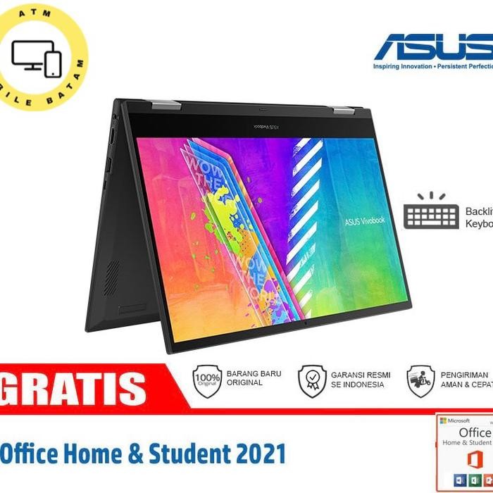 Jual Asus VivoBook Go 14 Flip TP1400KA-VIPS451 /Intel N4500/8GB/512GB ...