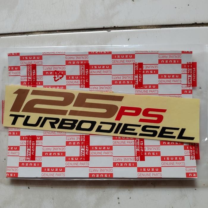 Jual Sticker - Stiker Isuzu Elf 125PS Turbo Diesel (1Pc) | Shopee Indonesia