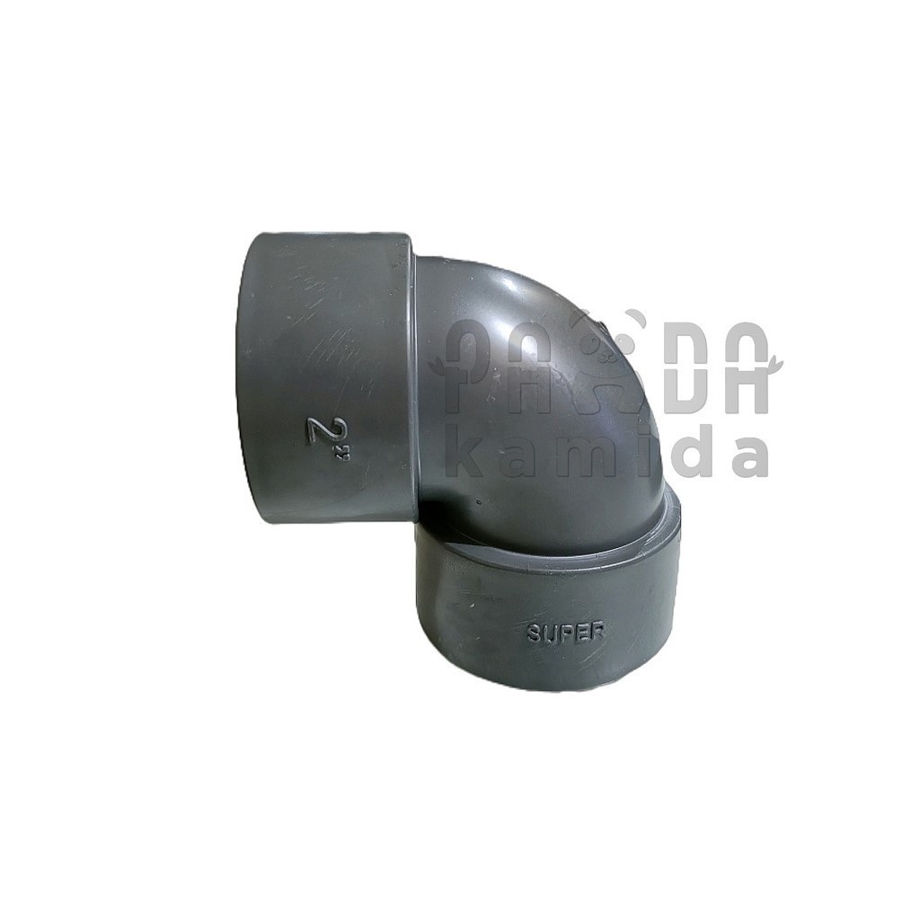 Jual (50 ++) SUPER Knee 2" L Pipa 2 inch Knie Keni 2 Elbow PVC 2 inch ...