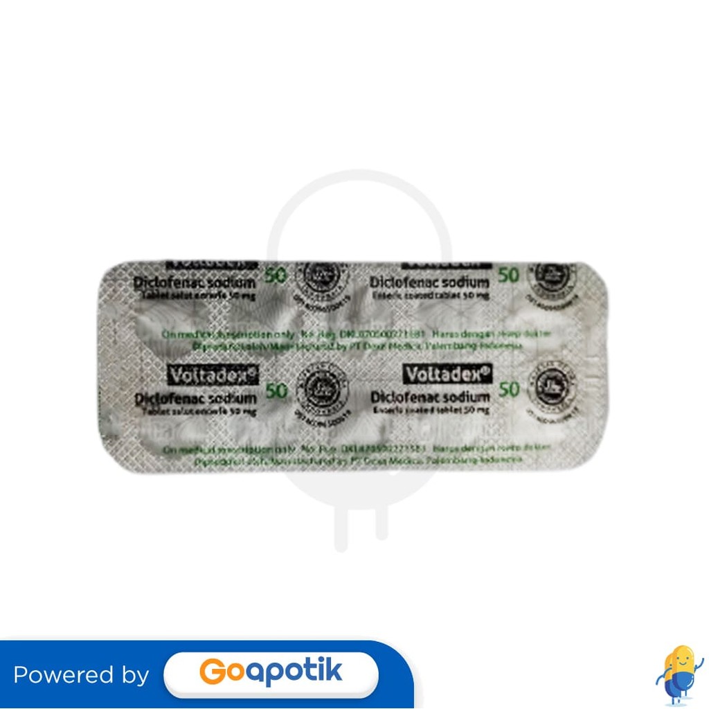 Jual Voltadex 50 Mg Strip 10 Kaplet | Shopee Indonesia