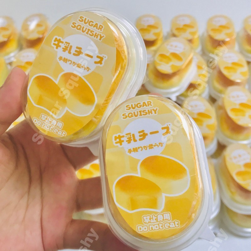 Jual Sugar Squishy Little Boxed Cheese Cake Slow Rising Squishy ...