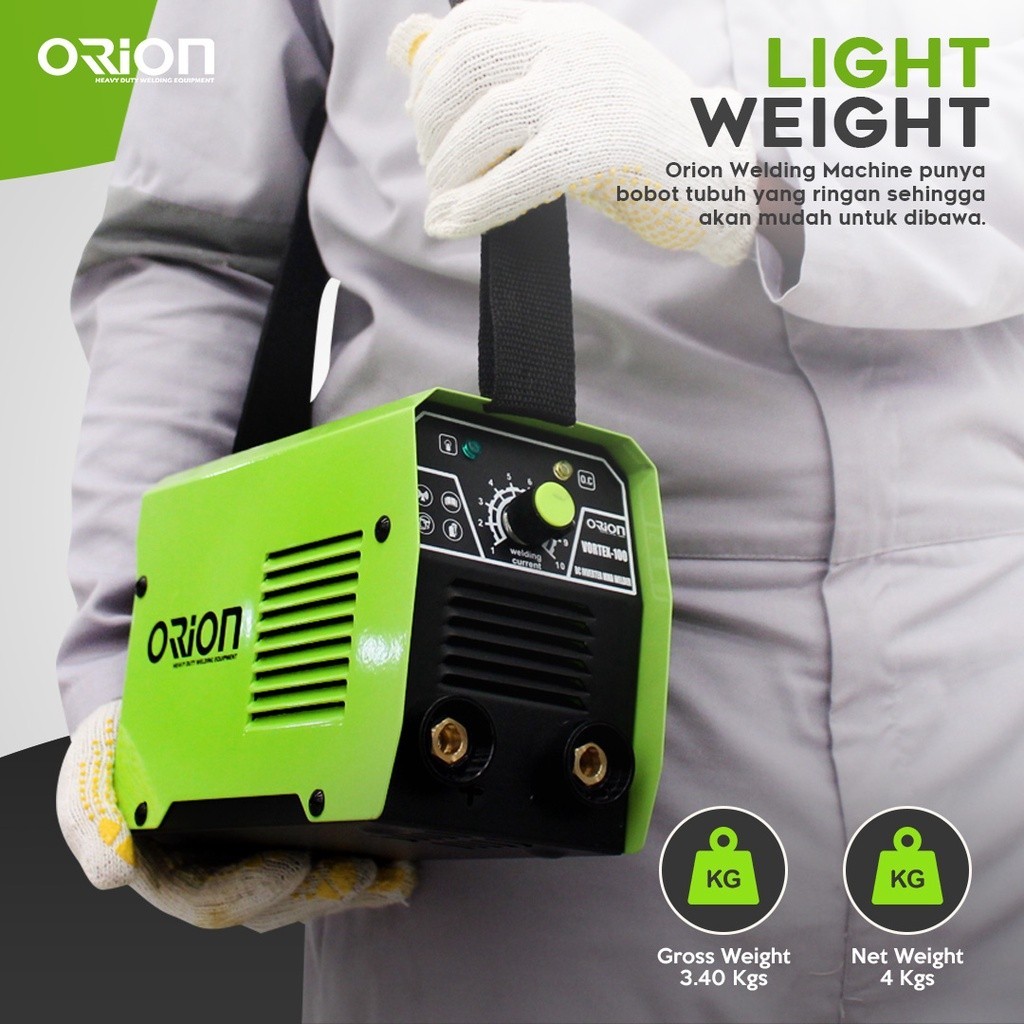 Jual Mesin Las Orion 3.2KVA / Mesin Las Inverter Orion Vortex-100 ...