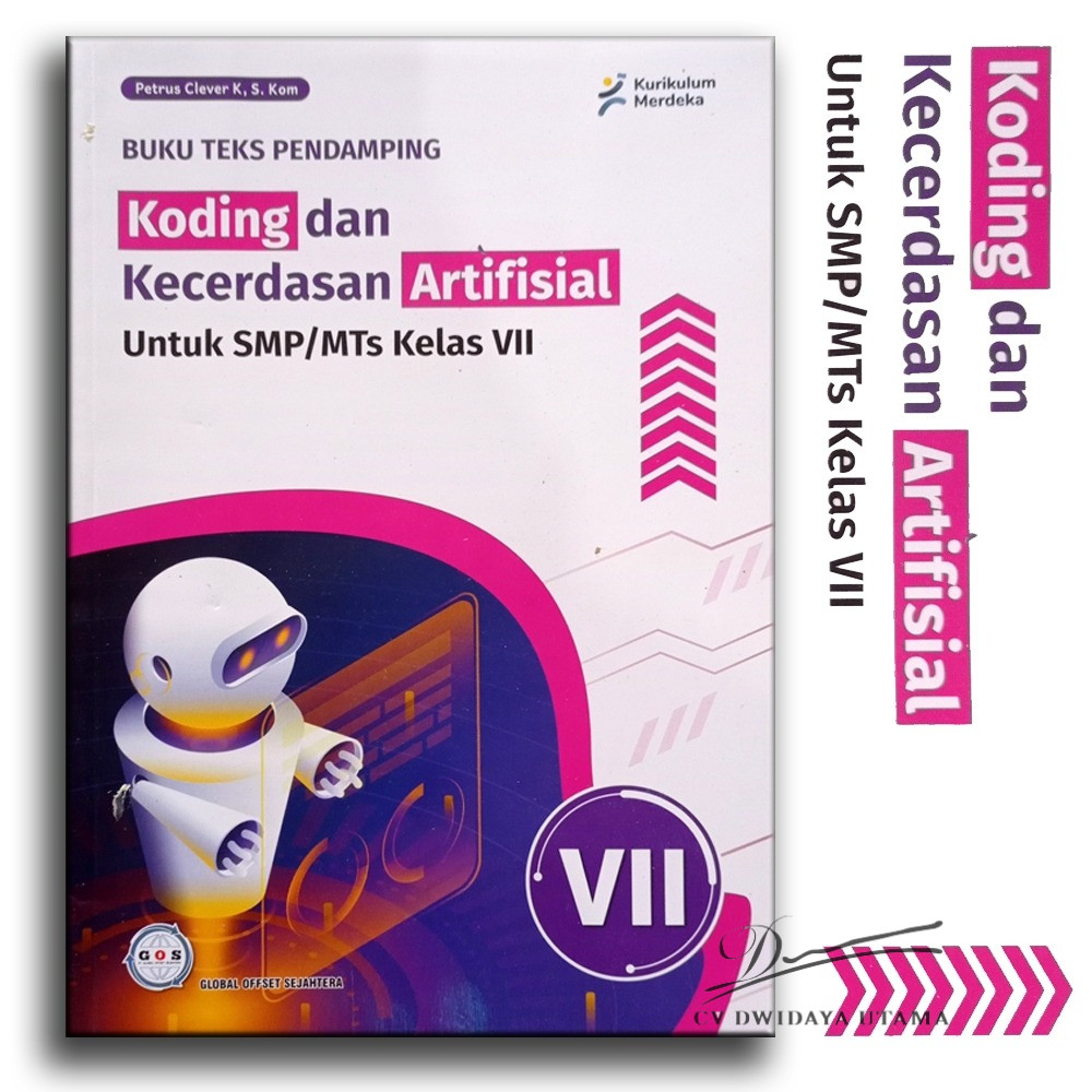 Jual Buku KODING dan Kecerdasan Artifisial Kelas 7 - Global Offset Sejahtera | Shopee Indonesia