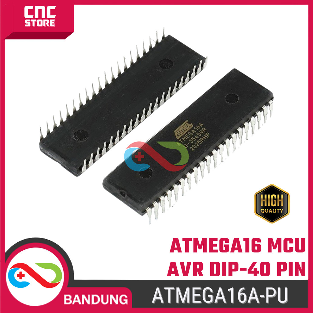 Jual ATMEGA16A-PU ATMEL ATMEGA16 MCU AVR DIP-40 – MCU AVR 40 Pin Original Baru untuk Proyek ...