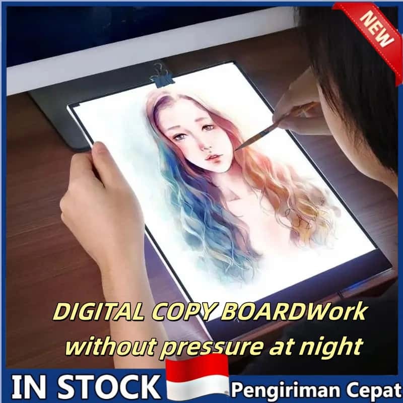 Jual A3/A4 LED Drawing Tracing Board Stensil Board Papan Jiplak Gambar ...