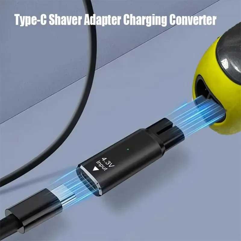 Jual TUBRAN OTG Adapter Type C Female to Philips Shaver Electric Razor ...