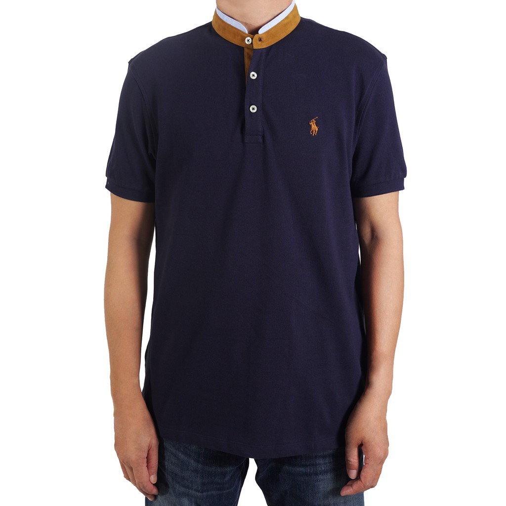 Jual POLO 7365 Stand Up Collar - Dark Navy | Shopee Indonesia