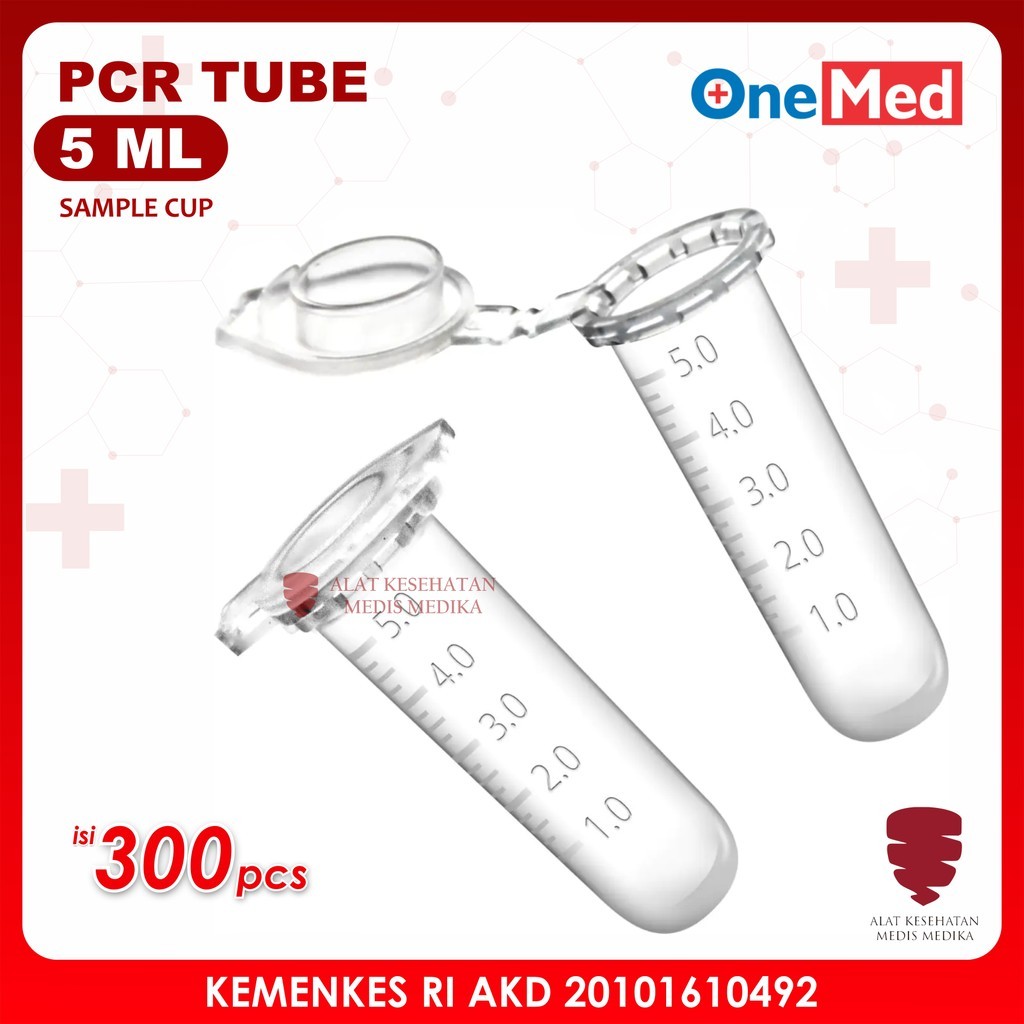 Jual PCR Tube 5ml Cup Sample 5 ml Tabung Eppendorf Microcentrifuge ...