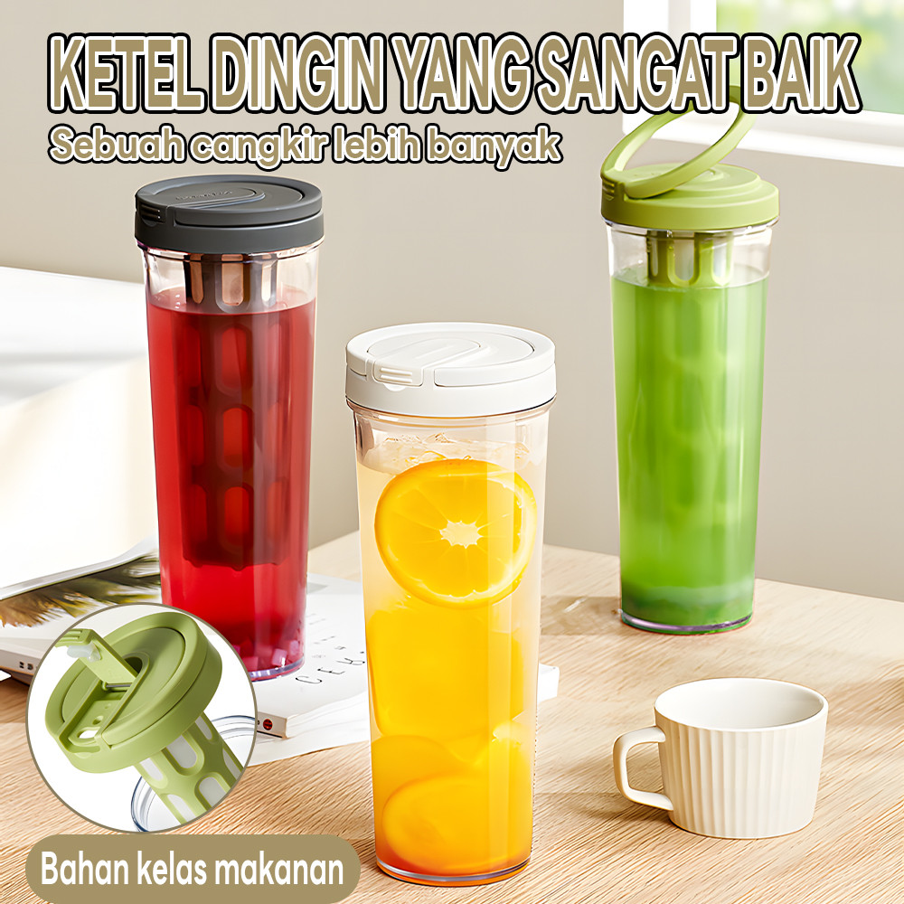 Jual Brew Coffee Tea Maker Infuser 1000ml/600ml Portable Iced & Tea ...