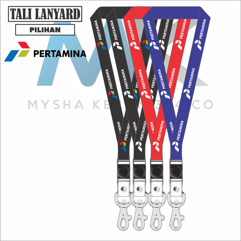 Jual TALI LANYARD PERTAMINA LOGO - TALI ID CARD PERTAMINA PERSERO ...
