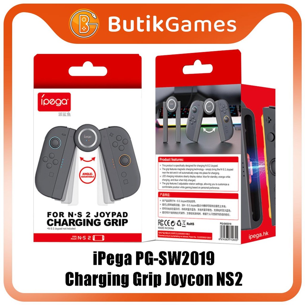 Jual Charger Charging Grip Joycon Joy Con Nintendo Switch 2 Switch2 NS2 iPega PG-SW2019 | Shopee ...