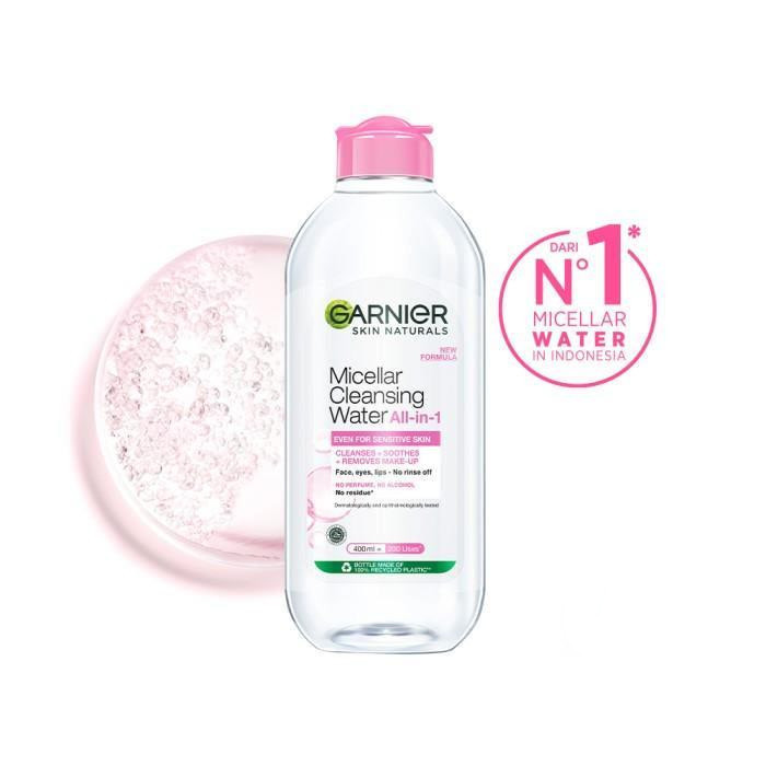 Jual Garnier Micellar Water Pink Single - 125 ml 400 ml | Shopee Indonesia