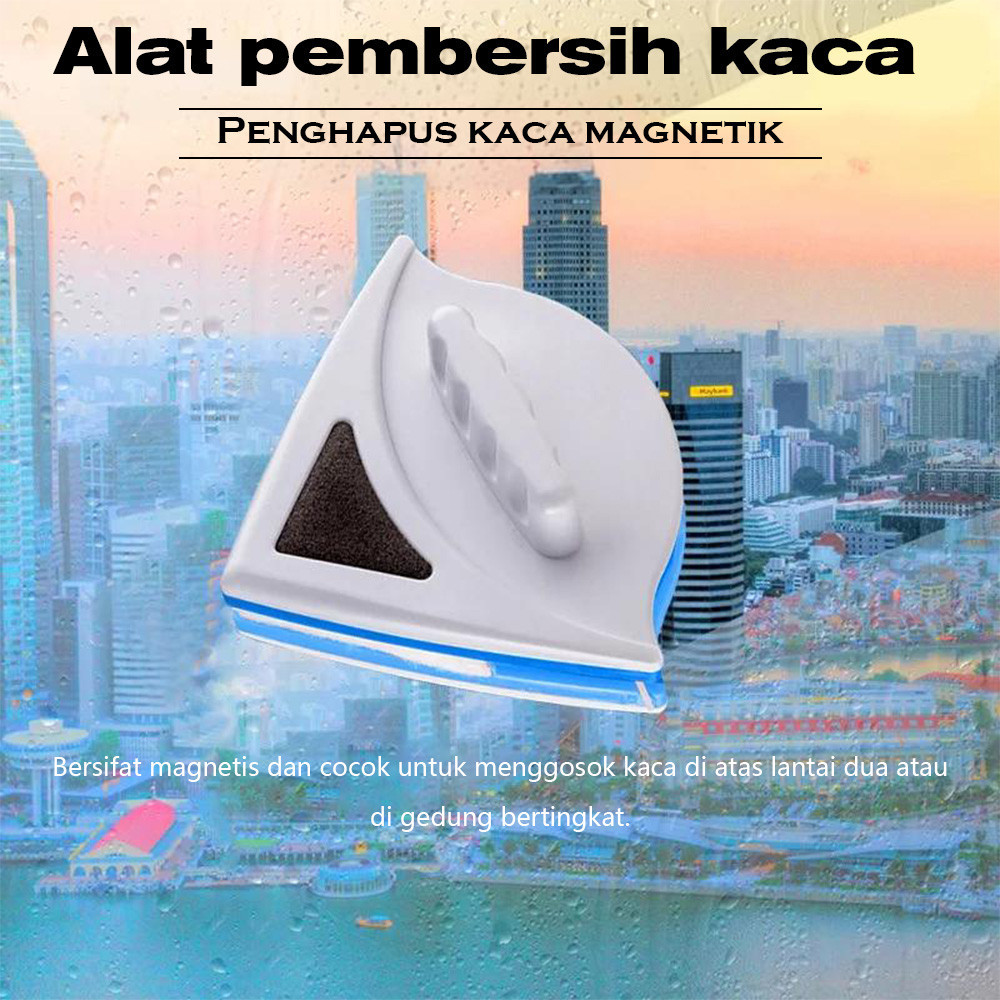 Jual Pembersih Kaca Magnetic Double Side Glass Window Cleaner 3-8mm ...