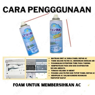Jual AC Cleaner Foam Pembersih Filter AC Split Air Conditioner Cleaning ...