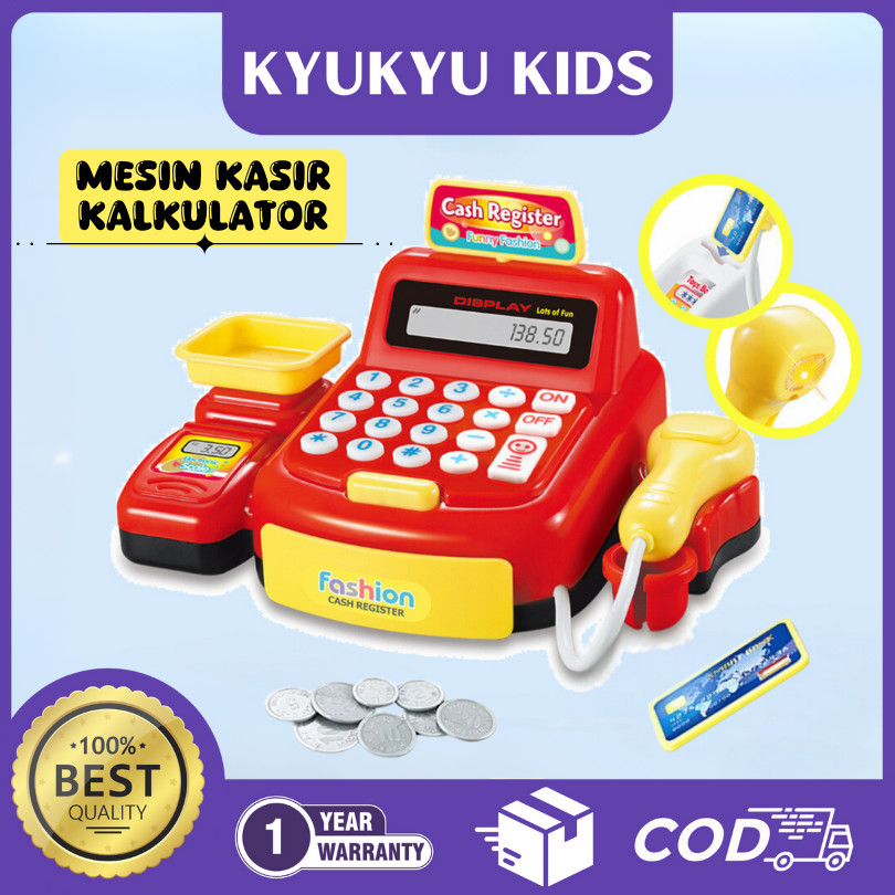 Jual Kyukyu Kids [GARANSI 1 TAHUN] Mesin kasir belanja kalkulator ...