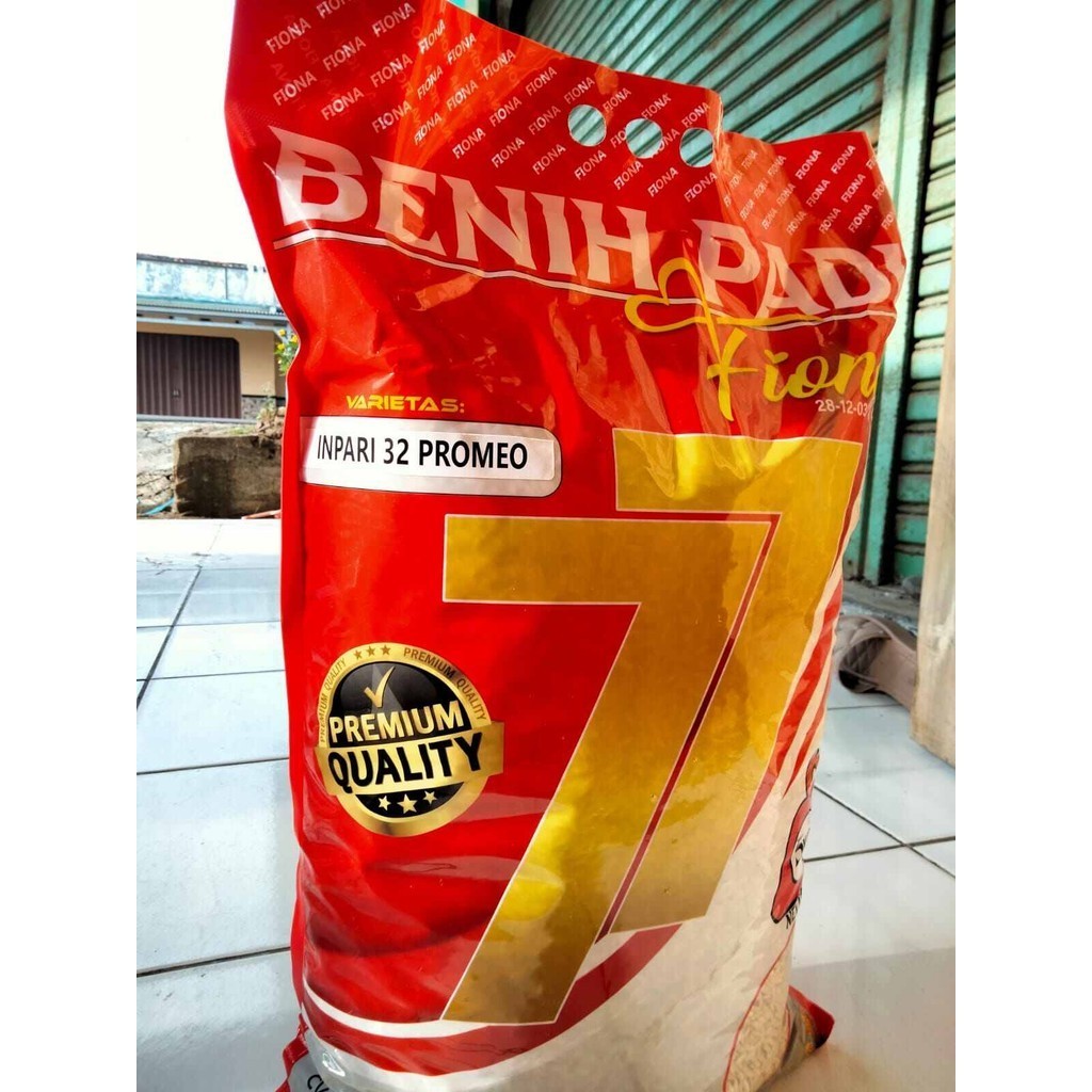 Jual Benih padi unggul Inpari 32 Promeo bersertifikat kemasan 5kg | Shopee Indonesia