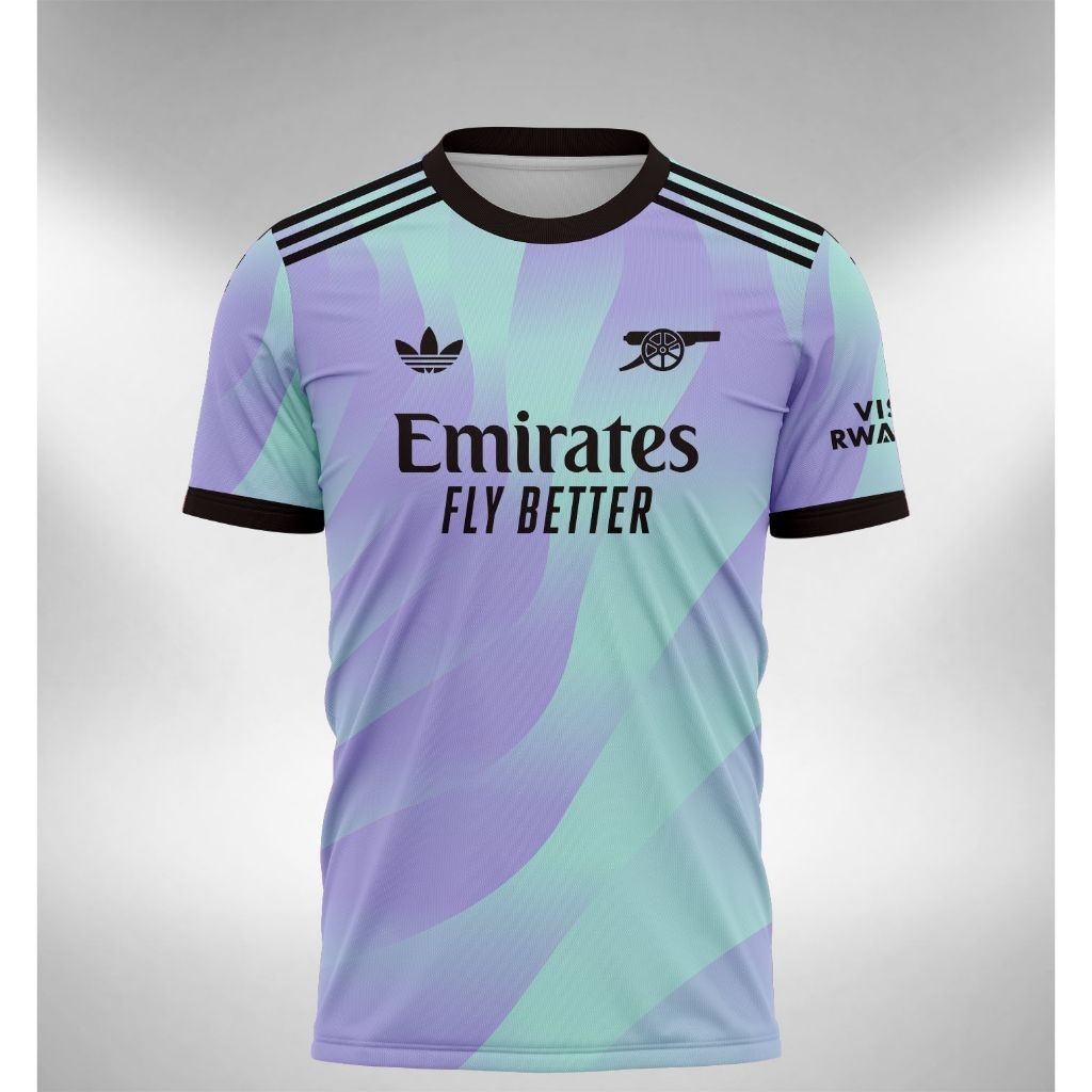 Jual Jersey Arsenall 3rd Third 2024 2025 Full Printing Free Nameset ...