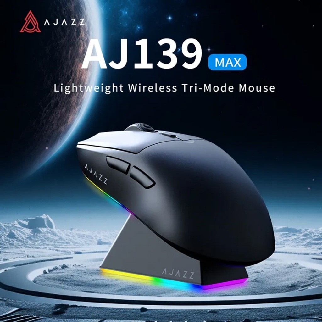 Jual Ajazz AJ139 / AJ-139 MAX Wireless Gaming Mouse Ultra Lightweight ...