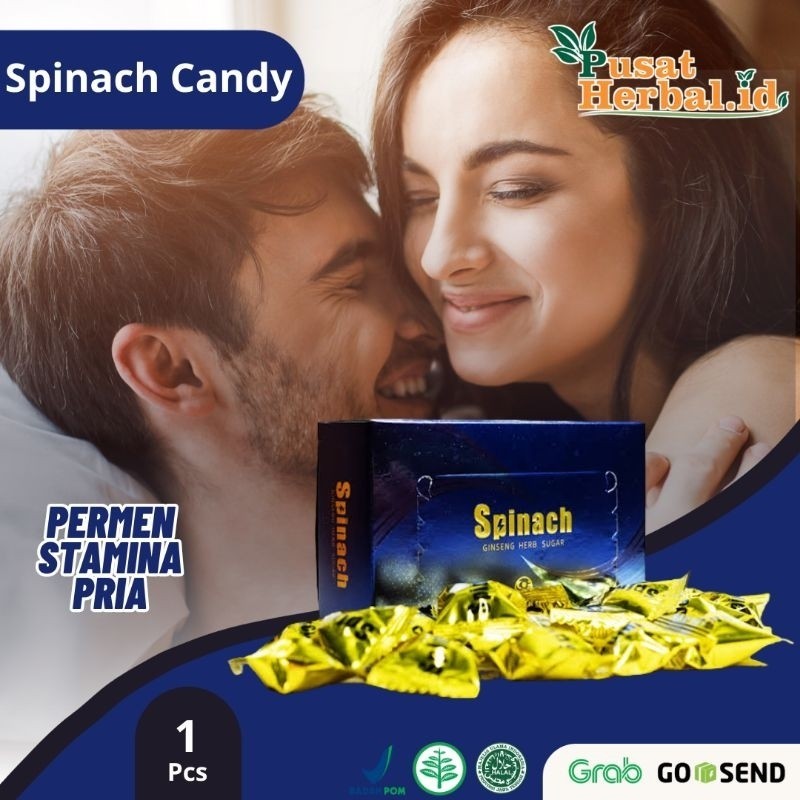 Jual BARU Spinach Candy Ginseng Herb Sugar Enhancer Permen Stamina 1 ...