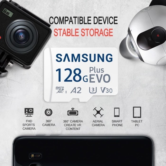 Jual Samsung MicroSD Evo Plus 64GB 128GB 256GB 512GB 1TB Kartu Memory ...