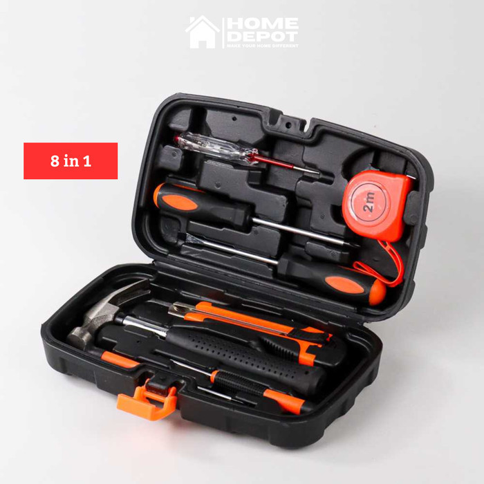 Jual Tool Kit Set Perkakas Rumah Tangga Pertukangan Palu Obeng Cutter ...