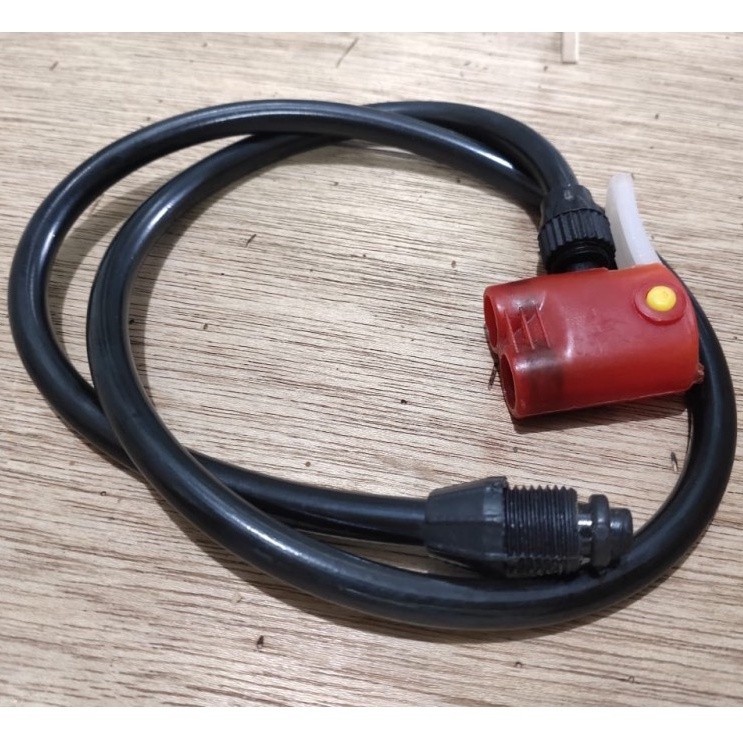Jual SELANG POMPA SEPEDA TYPE TEKUK 2 LUBANG 65CM/KABEL SELANG POMPA ...