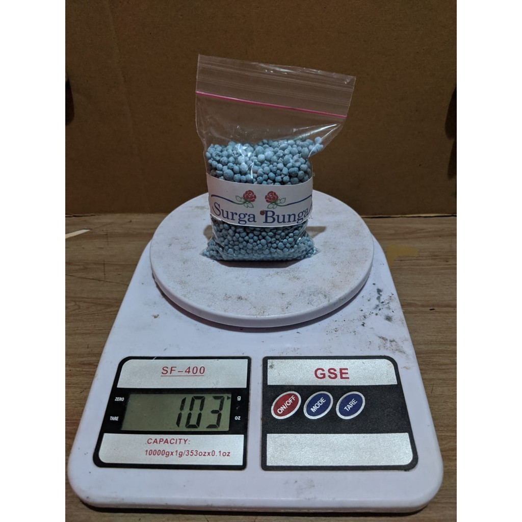 Jual Pupuk mawar Npk mutiara biru 16-16-16 100 gram | Shopee Indonesia