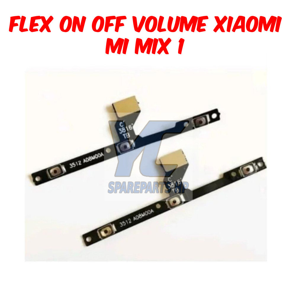 Jual Flexible On Off Volume Xiaomi MiMix 1 / Mi Mix 1 Original Baru ...