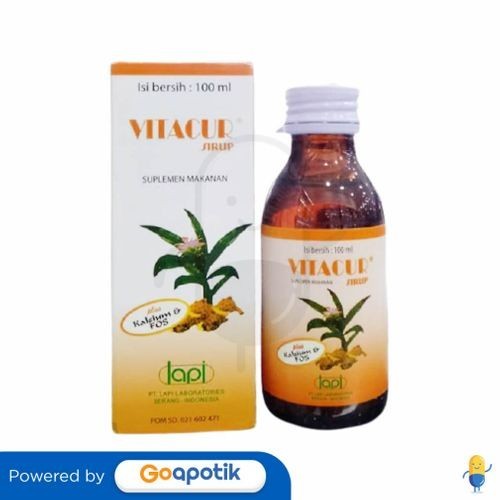 Jual Vitacur Syrup Isi 100 Ml Botol | Shopee Indonesia