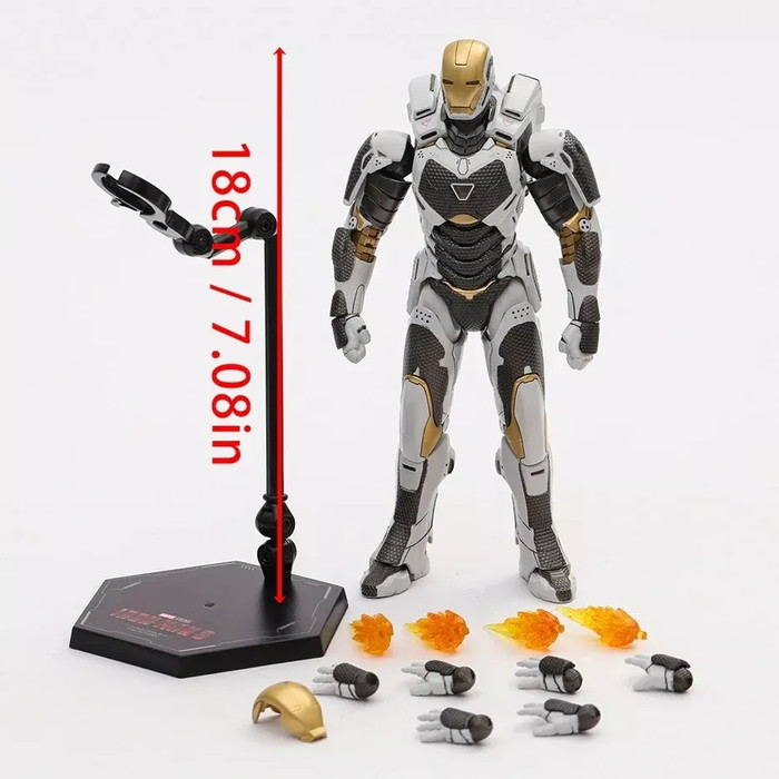 Jual OHSOME ZD Toys Marvel Iron Man Mark 39 Action Figure Patung ...